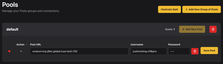 Getting Started with Luxor Mining Pool