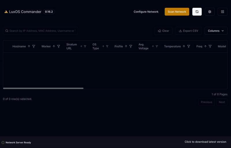 Getting Started with LuxOS